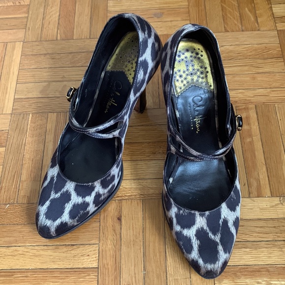 Cole Haan | Shoes | Cole Haan Afina Air Maryjane Leopard Satin Print ...